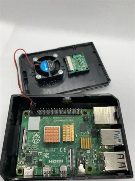 raspberry pi 4 model b labists case and fan installed unit only no