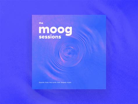 Moog Synth Record Cover By Christos On Dribbble