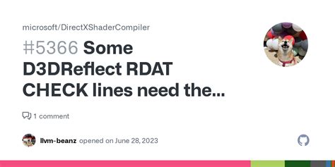 Some D3dreflect Rdat Check Lines Need The Sizes To Be Regexd · Issue
