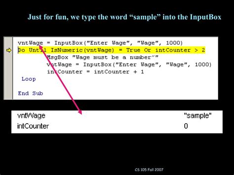Ppt Error Trapping Dowhile Loops Loop Errors Powerpoint