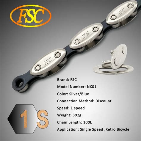 FSC Высококачественная велосипедная цепь 1,6, 7,8, 9,10, 11 скоростей ...