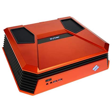 Cyberpowerpc Syber Scc0100 Orange Mini Itx Gaming Case Pc Gaming Store