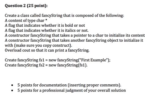 Solved Question 1 25 Points A Class Figure Contains The