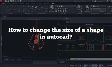 How To Change The Size Of A Shape In Autocad