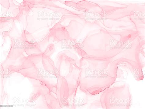 핑크 수채화 유체 페인팅 벡터 디자인 카드 봄 결혼식 초대장 분홍색 알코올 잉크 염료 스플래시 스타일 벡터 분홍에 대한 스톡