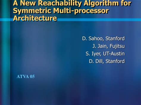 ppt enhancing reachability analysis on symmetric multi processor