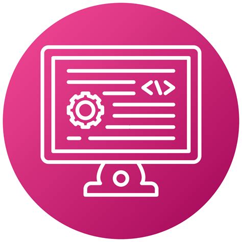 Backend Development Icon Style 21527644 Vector Art At Vecteezy