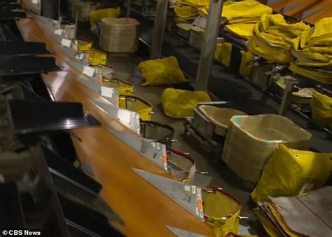 Santa S Real Helpers Inside Ups Gigantic Package Sorting Facility