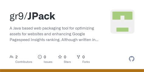 GitHub Gr JPack A Java Based Web Packaging Tool For Optimizing Assets For Websites And