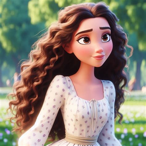 Curly Disney Princess
