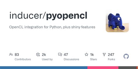 GitHub Inducer Pyopencl OpenCL Integration For Python Plus Shiny Features