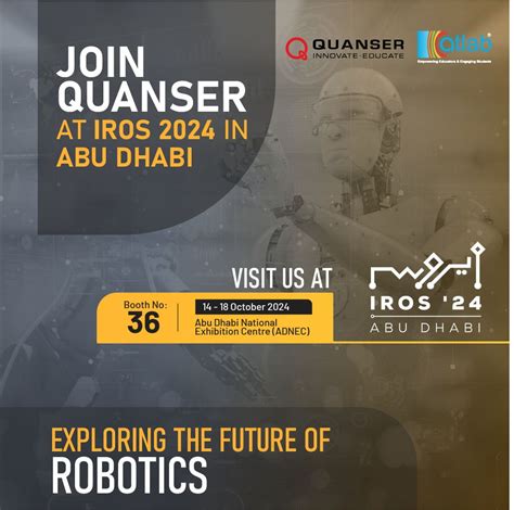 Iros2024 Quanser Iros Roboticsexhibition Steminnovation Abudhabi Intelligentrobotics