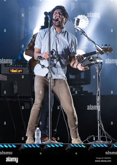 Hollywood California Usa 22nd Jan 2014 Young The Giant Performed