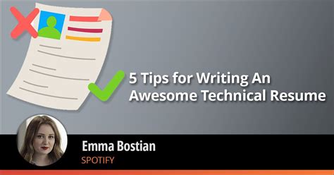 5 Tips For Writing A Great Technical Resume Frontend Masters