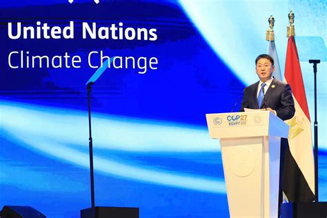 У Хүрэлсүх 2050 он гэхэд хүлэмжийн хийн ялгарал болон шингээлтийн зөрүүг тэглэх зорилт тавьж