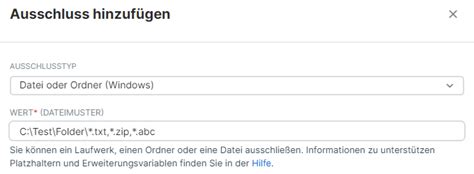 Filefolder Exclusion Rule For Multiple Filetypes In Specific Directory