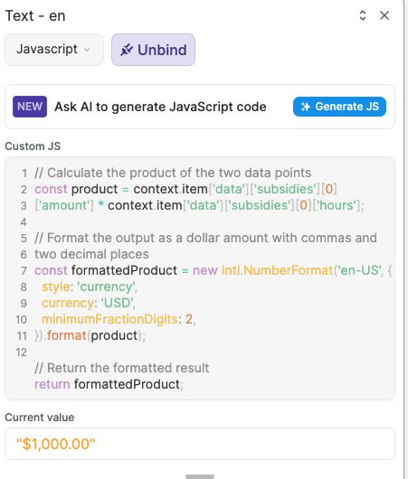 Calculated Value In Datagrid Ask Us Anything Weweb Community