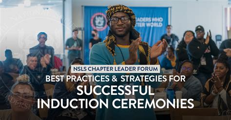 Best Practices And Strategies For Successful Induction Ceremonies