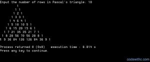 C Program For Pascal S Triangle Code With C