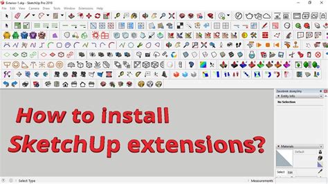 How To Install Sketchup Extensions And Where To Find Them Youtube