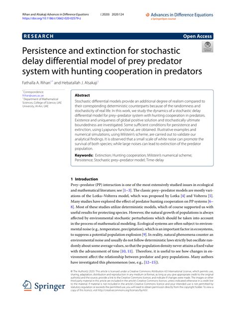 Pdf Persistence And Extinction For Stochastic Delay Differential