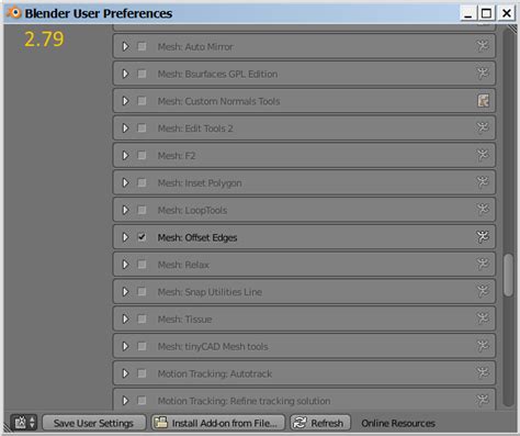 Offset Edges Addon Not Working With Blender 279 Python Support