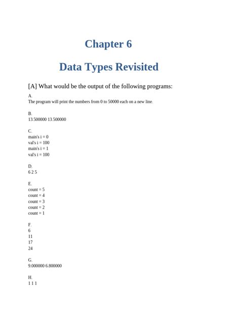 Chapter 6 Data Types Revisited Pdf