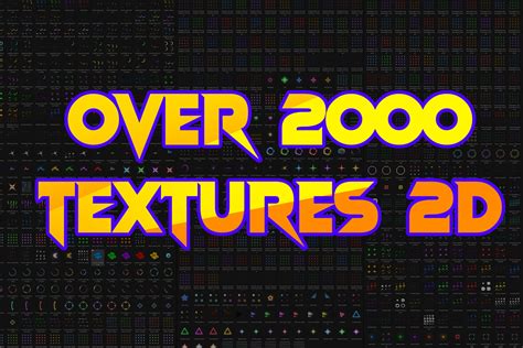Tons Of Textures 2d Pack 2d Textures And Materials Unity Asset Store