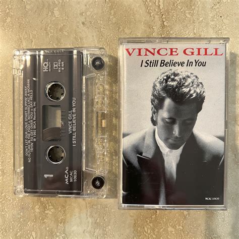 Cassette Vince Gill I Still Believe In You Country 1992 Mca Records