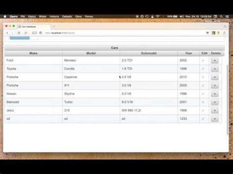 Spring Hibernate Primefaces Simple CRUD Application YouTube