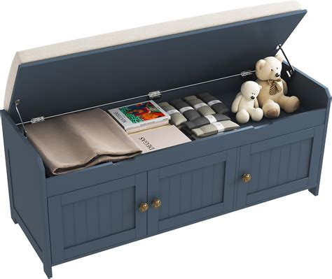 Homefort Shoe Bench With Lift Top Storage Entryway Storage Bench With