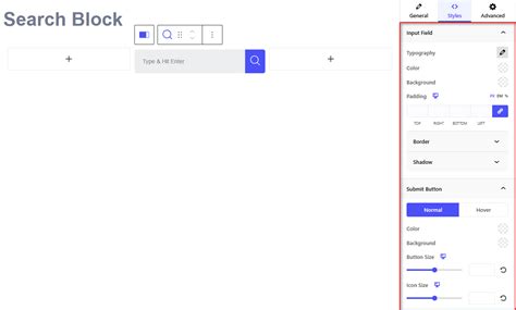 Search Block Radius Blocks Documentation