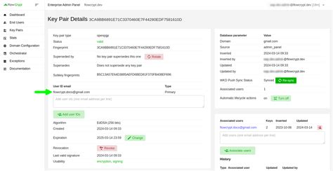 Manage User Ids Flowcrypt Docs
