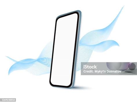 스마트 폰 프레임없는 빈 화면 회전 위치 3d 등극 일러스트 핸드폰 스마트폰 관점보기 3차원 형태에 대한 스톡 벡터 아트 및 기타 이미지 Istock