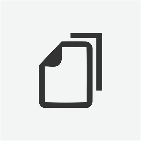 Copy Vector Icon Copy And Paste Icon Symbol Copy Vector Illustration