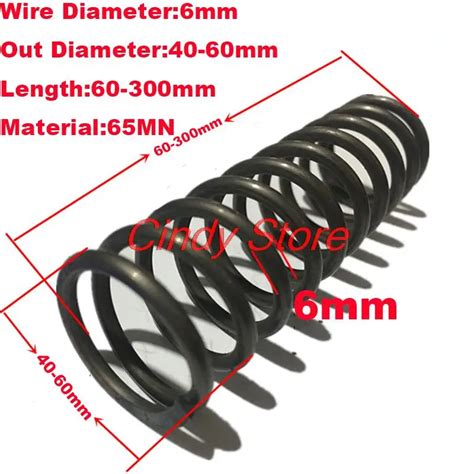 1pcs Custom Heavy Duty Big Shock Absorbing Steel Coil Compression