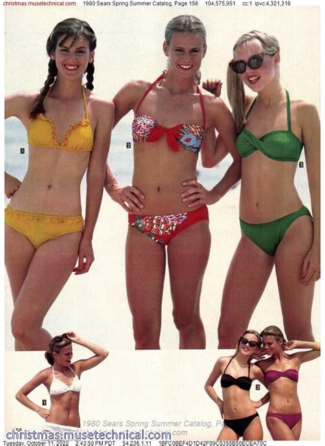 Catalogs And Wishbooks 1980s Swimwear Fashion 1980s Vintage Swimwear
