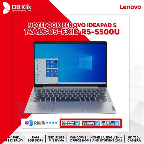 Notebook LENOVO Ideapad ALC FXID R U G SSD G W OHS