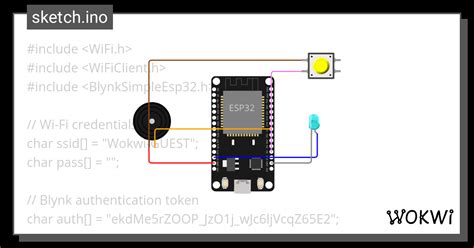 Perimeter Breach Alarm Wokwi ESP32 STM32 Arduino Simulator