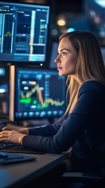 Free Focused Analyst Working Image Technology Finance Professional