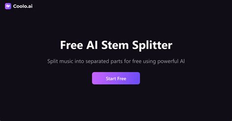 Free Ai Stem Splitter Isolate Instruments From Any Song
