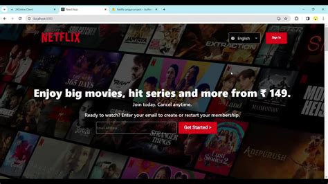 Video Launching React Project For Netflix Clone Prigya Gupta Posted