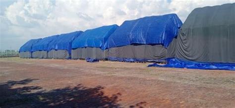 Hdpe Woven Paddy Stack Tarpaulin Color Blue And Black At Best Price In Delhi Aggarwal Tirpal