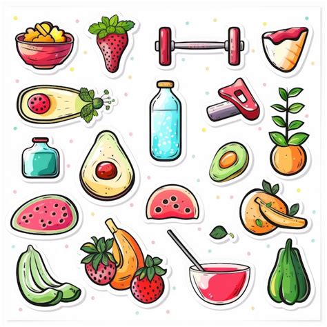 Imágenes De Stickers Fitness Descarga Gratuita En Freepik
