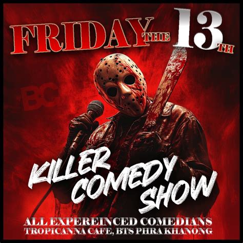 Megatix Friday The 13th Killer Comedy Night