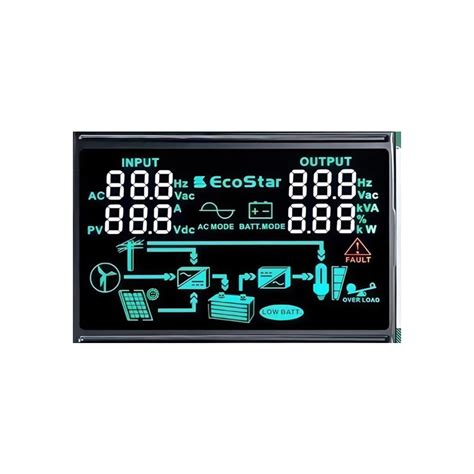 Dfstn Lcd Custom Segment Displayhigh Contrast Dalian Eastern Display