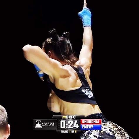 Tai Emery Boxer Who Flashed Her Boobs To Crowd After Winning At Bkfc