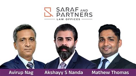 Saraf And Partners Elevates Three To Equity Partnership Makes Two Partners