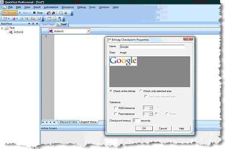 Qtp How To Add Bitmap And Text Checkpoints In Tests