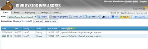ارسال Log های میکروتیک به Syslog سرور
